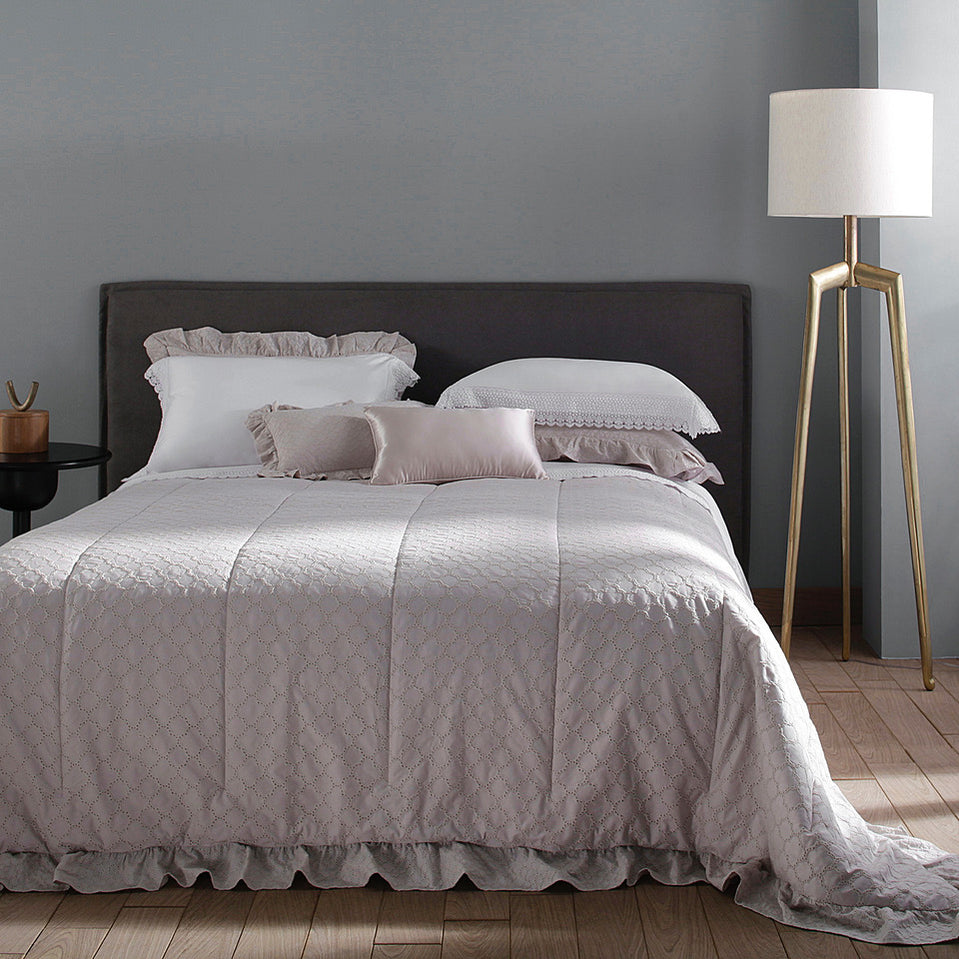 Colcha Queen Sienna Rosa Luxus — Kalosh